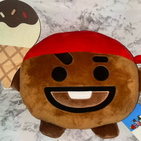 Toys | Bt21 Line Friends Shooky Summer Dolce Ice Cream Bts Suga Plush ...